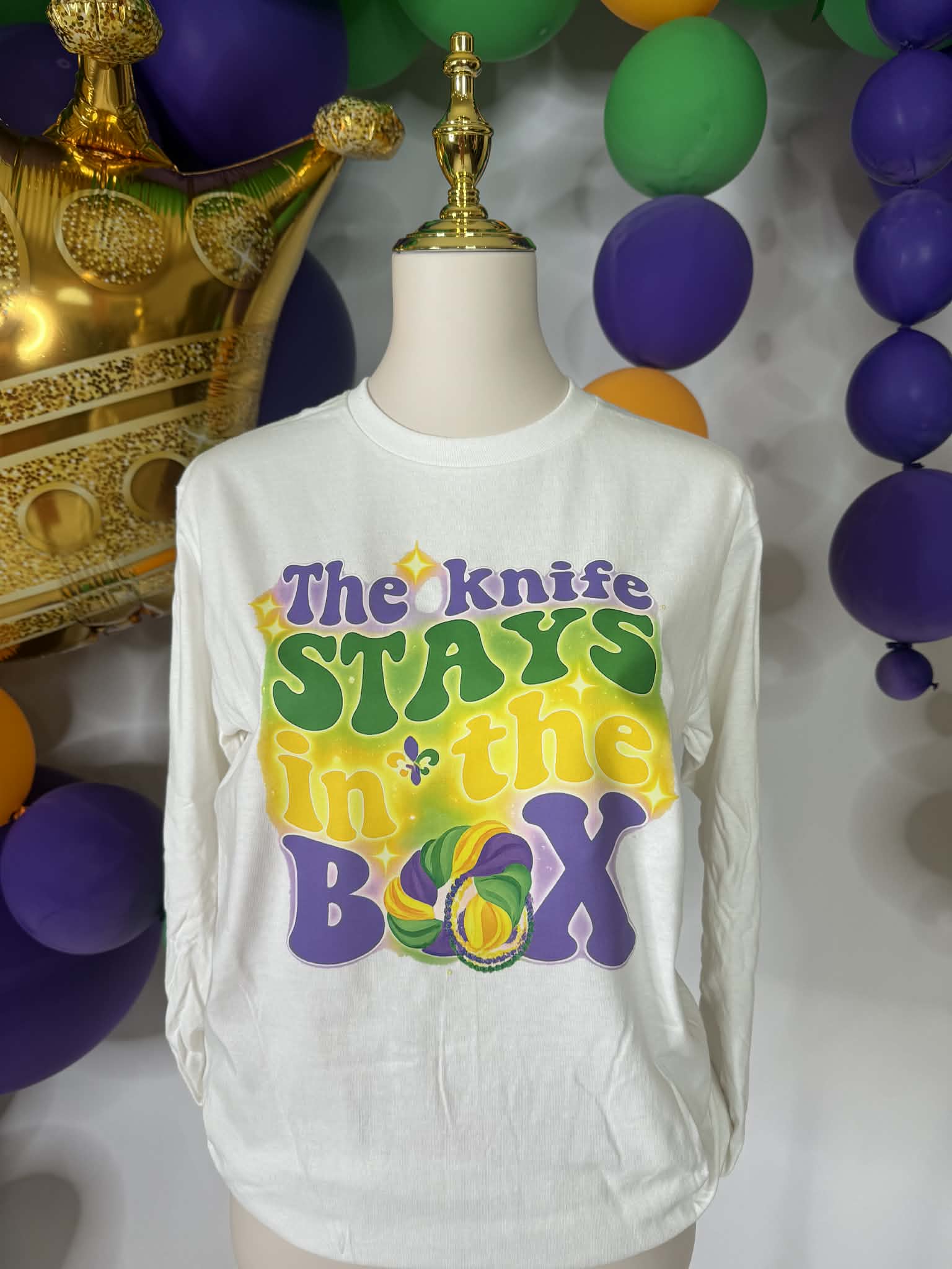 The Knife Stays in the Box Top – Bloom West Boutique